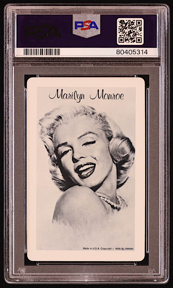 1956 NMMM Marilyn Monroe Two of Diamonds Playing Card (PSA 8 ...