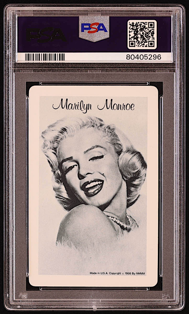 1956 NMMM Marilyn Monroe Seven of Clubs Playing Card (PSA 8) | Pristine ...