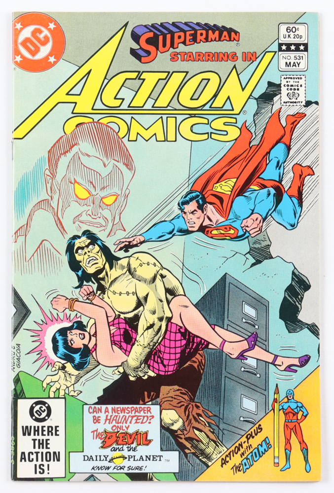 1982 "Action Comics: Superman" #531 DC Comic Book | Pristine Auction