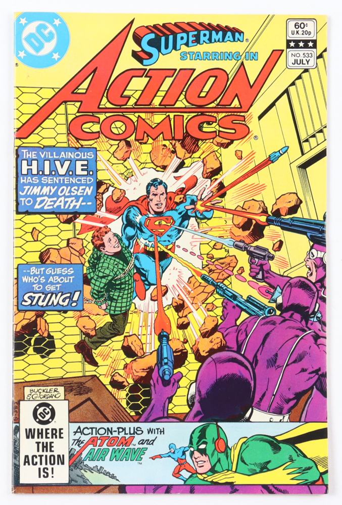 1982 "Action Comics: Superman" #533 DC Comic Book | Pristine Auction