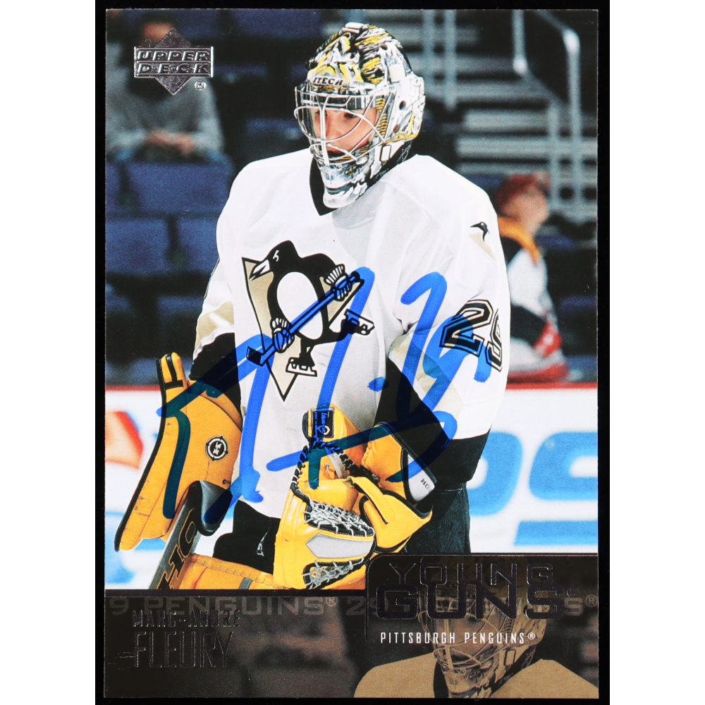 Marc-Andre Fleury Signed 2003-04 Upper Deck #234 Young Guns RC (Beckett) | Pristine Auction