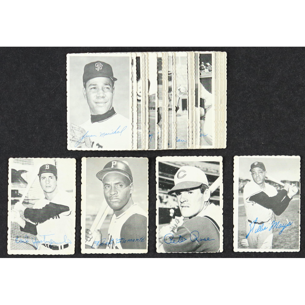 1969 Topps Deckle Edge Complete Set of (33) Baseball Cards with Roberto ...