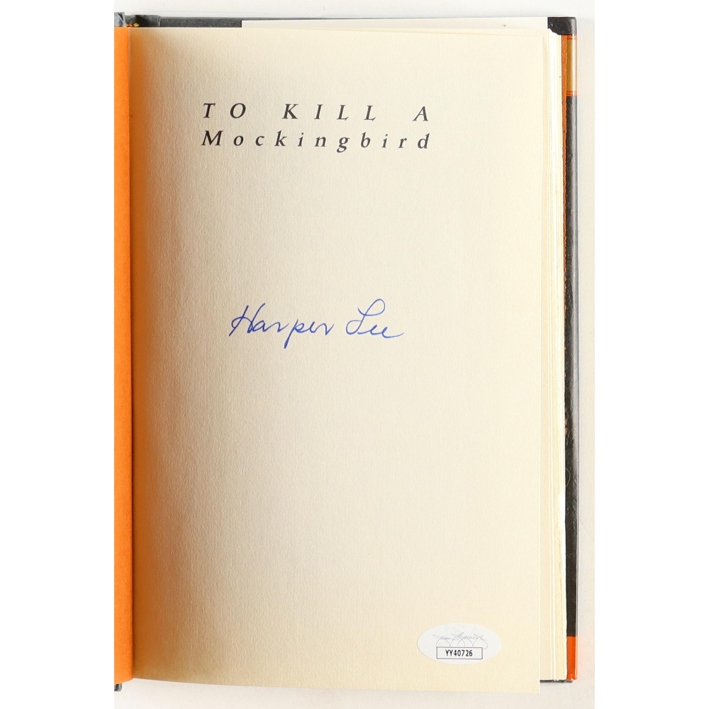 Harper Lee Signed "To Kill A Mockingbird" Hardcover Book (JSA ...