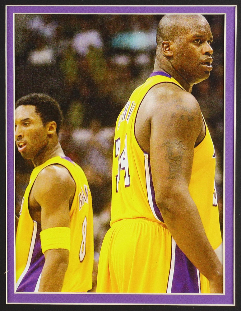 Shaquille O'Neil Signed Custom Framed Jersey Display With 2000 NBA ...