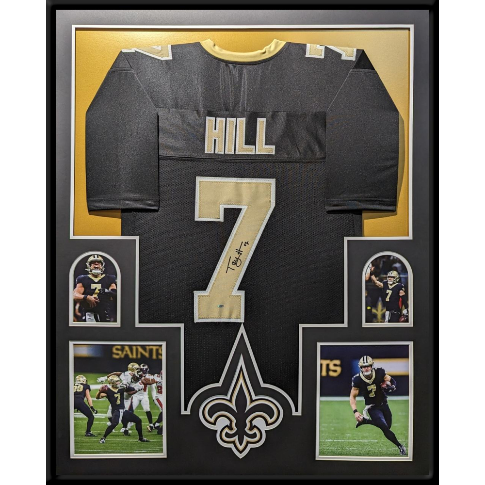 Taysom Hill Signed Custom Framed Jersey Display (OKAuthentics ...