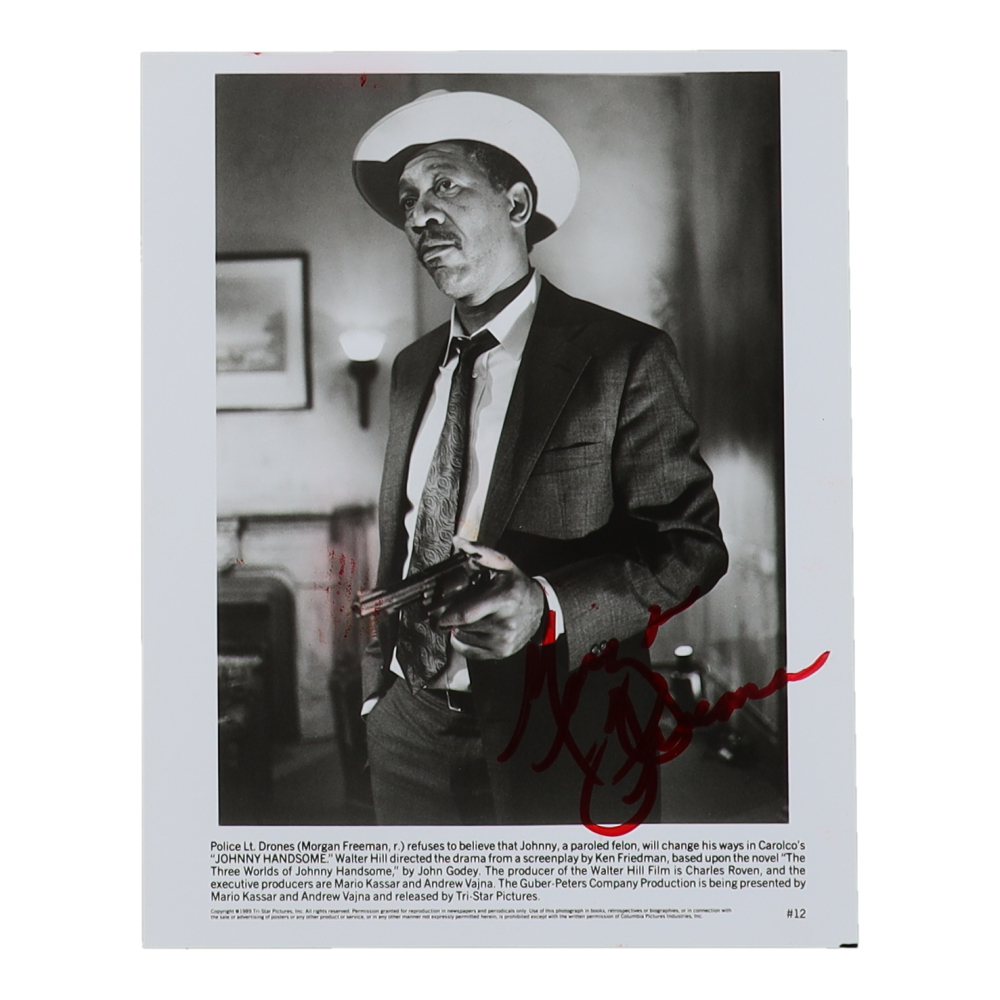 Morgan Freeman Signed "Johnny Handsome" 8x10 Photo (JSA) | Pristine Auction