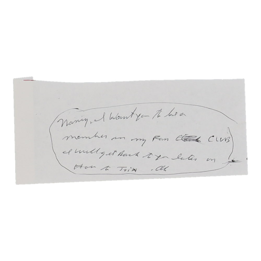 Muhammad Ali Signed Handwritten Note (JSA) | Pristine Auction