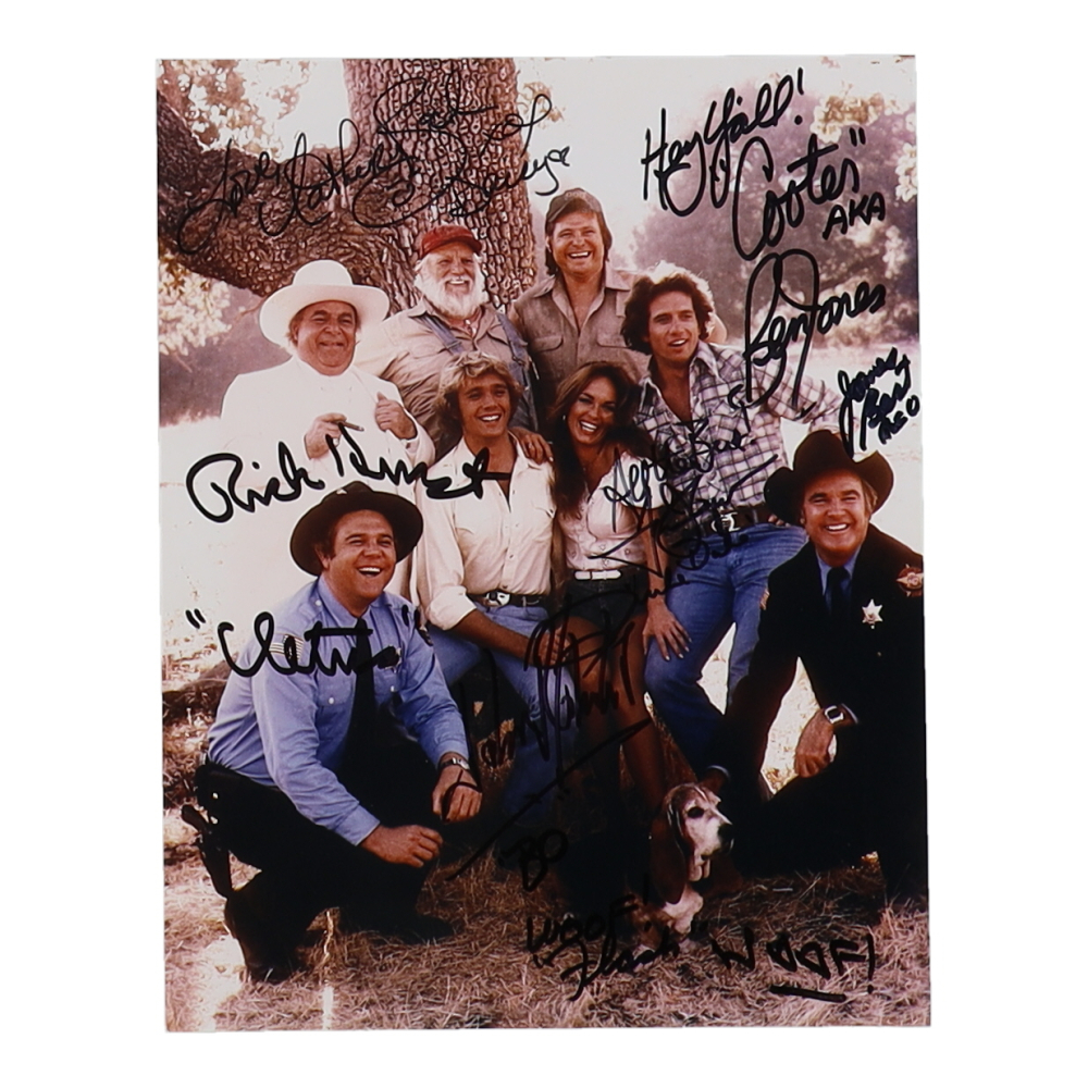 "Dukes of Hazzard" 8x10 Photo Signed by (6) with John Schneider, Tom ...