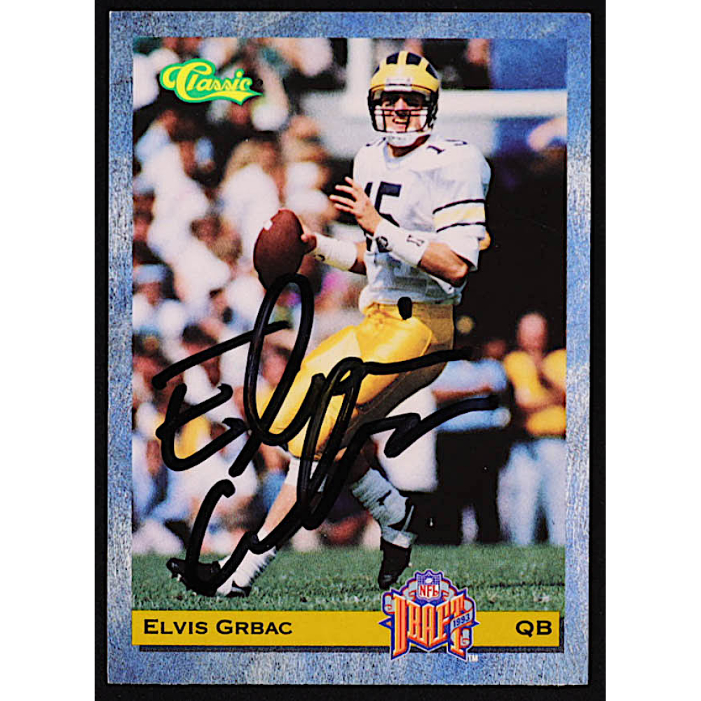 Elvis Grbac Signed 1993 Classic #21 (Beckett) | Pristine Auction