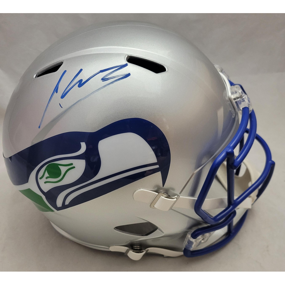 Kenneth Walker III Signed Seahawks Full-Size Throwback Alternate Speed ...