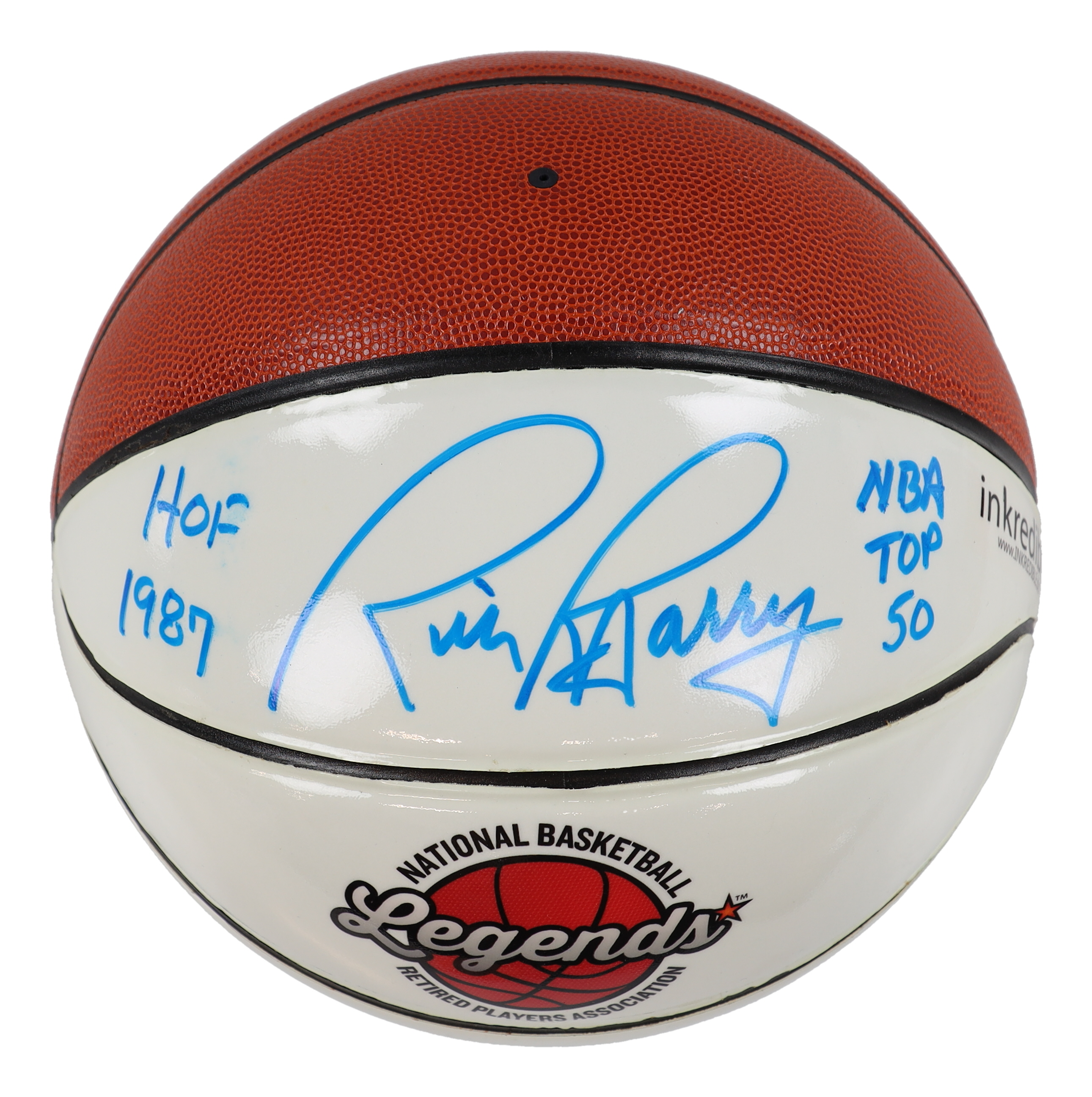 Rick Barry & Nate "Tiny" Archibald Signed Legends All-Star 2015 New ...