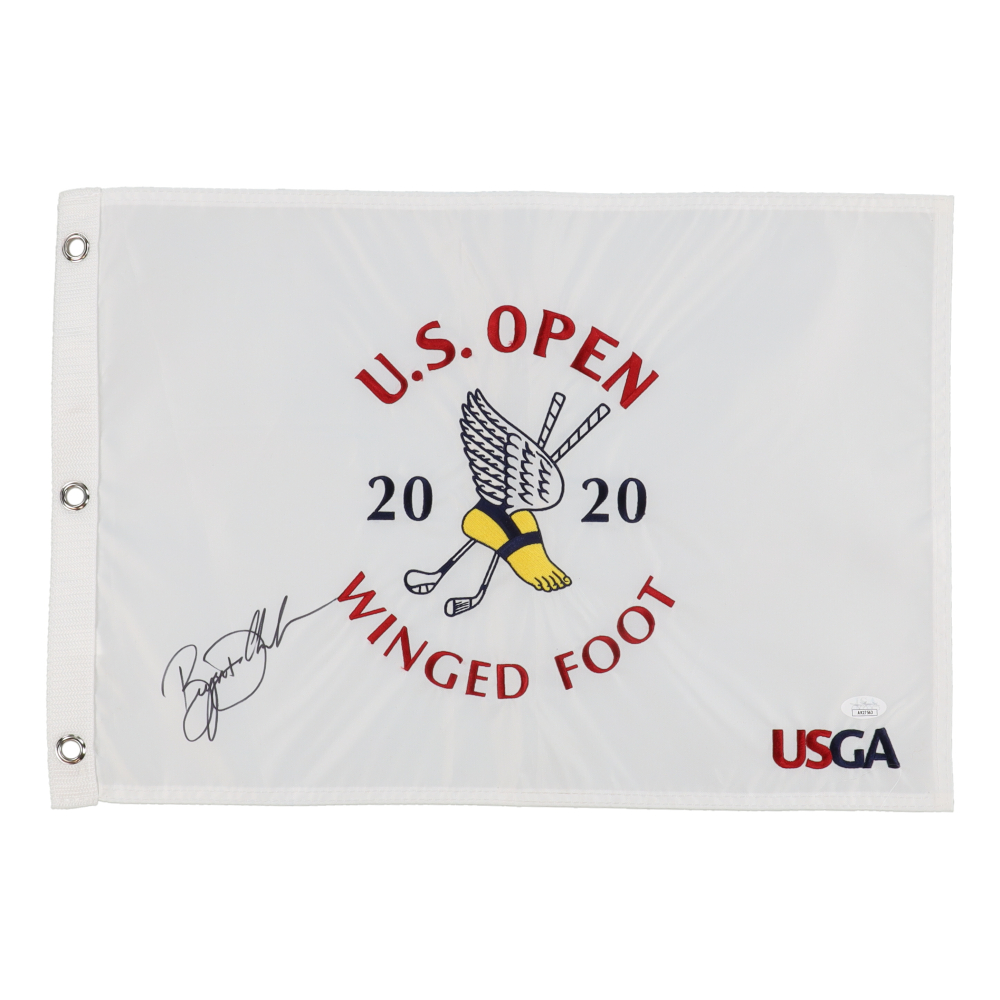 Bryson DeChambeau Signed 2020 US Open Pin Flag (JSA) | Pristine Auction
