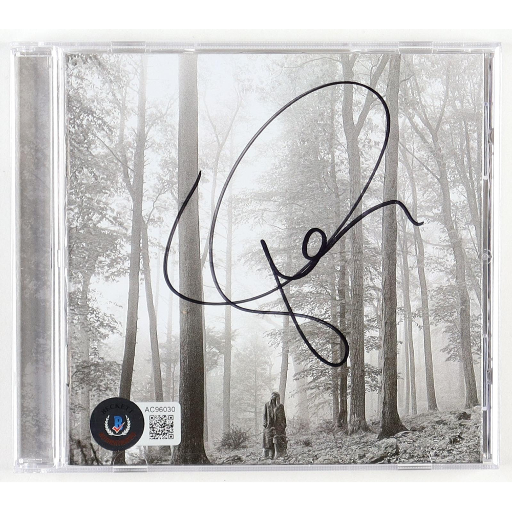 Taylor Swift Signed "Folklore" CD Album Cover (Beckett) | Pristine Auction