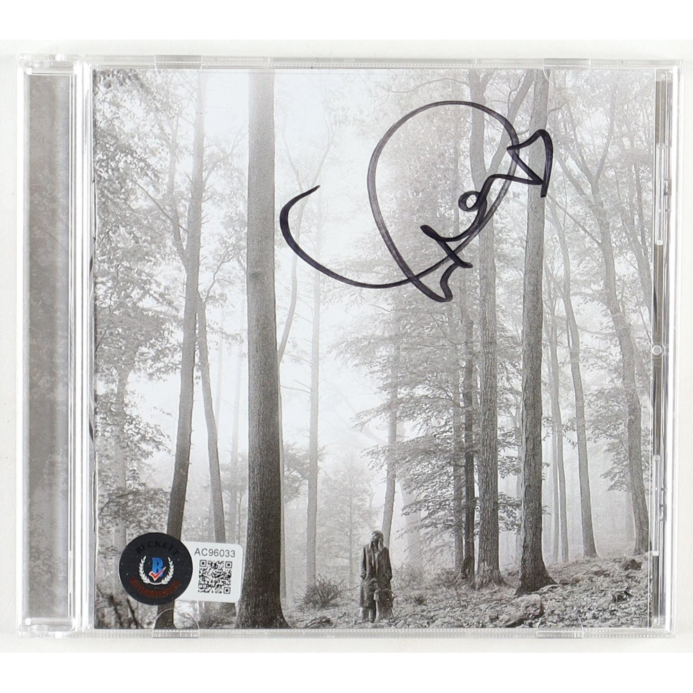 Taylor Swift Signed "Folklore" CD Album Cover (Beckett) | Pristine Auction