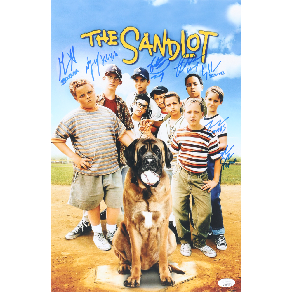 "The Sandlot" 16x20 Photo Cast-Signed by (8) with Brandon Adams, Victor ...