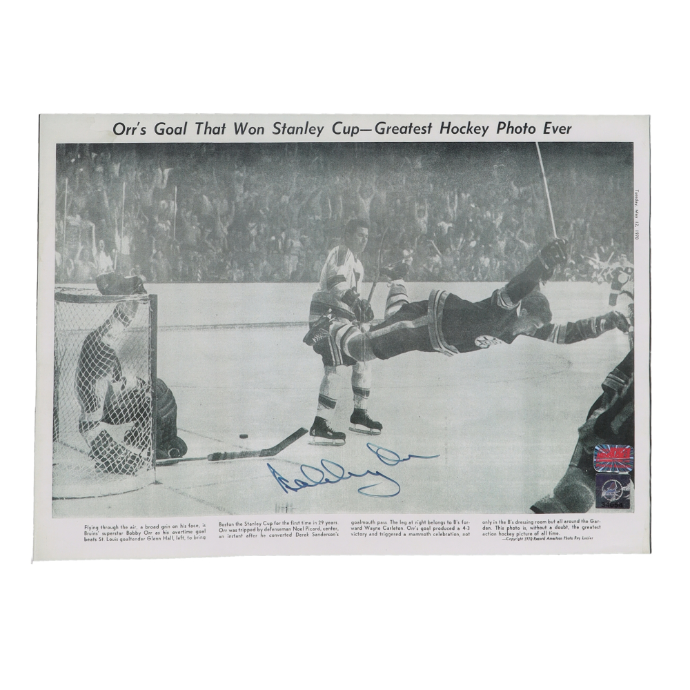 Bobby Orr Signed Bruins 10x14 Photo (YSMS) | Pristine Auction