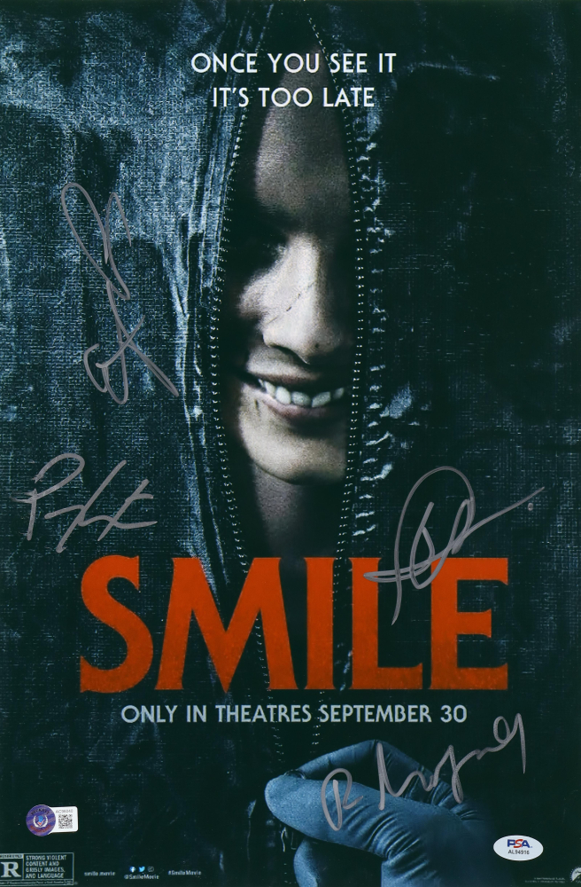 "Smile" 11x17 Photo Cast-Signed By (4) With Caitlin Stasey, Rob Morgan ...