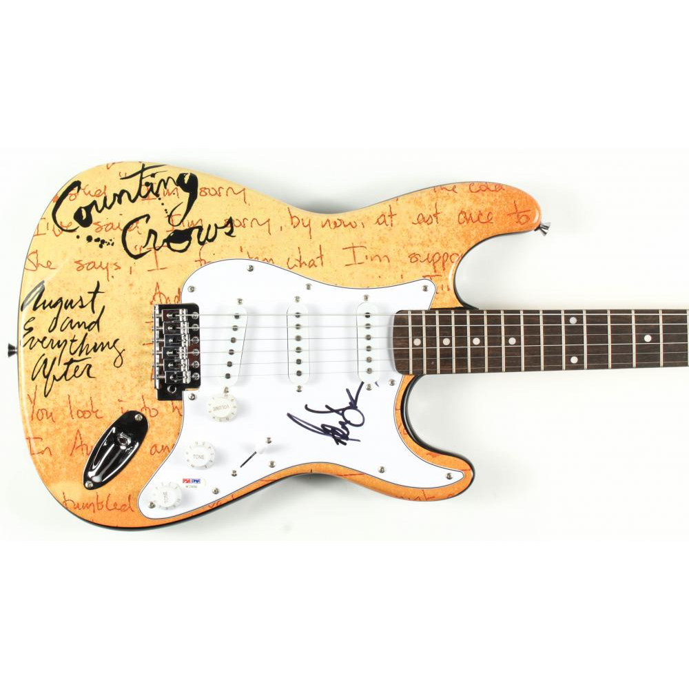 Adam Duritz Signed "Counting Crows" Custom Electric Guitar (PSA ...