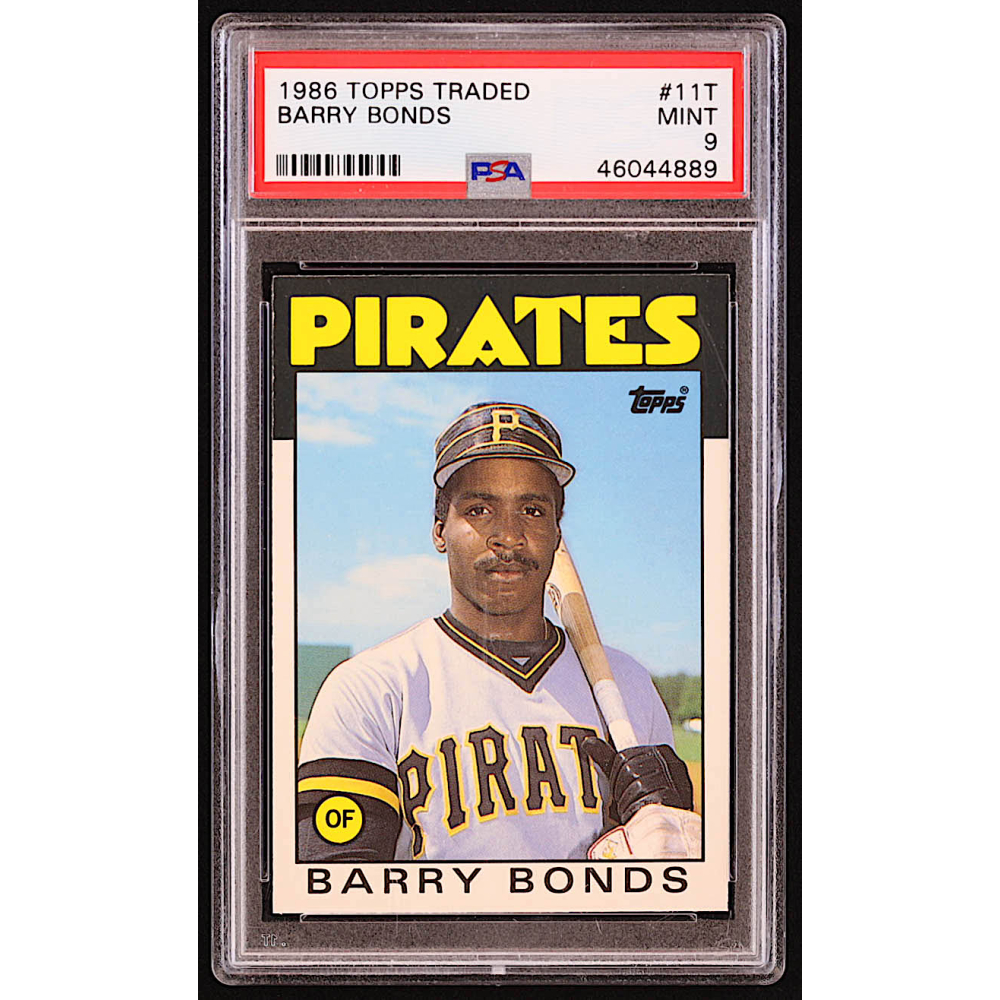 Barry Bonds 1986 Topps Traded #11T XRC (PSA 9) | Pristine Auction