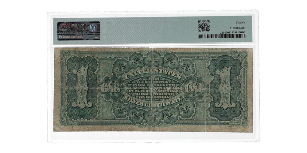 1886 United States $1 One Dollar Silver Certificate Bank Note (PMG 15 ...