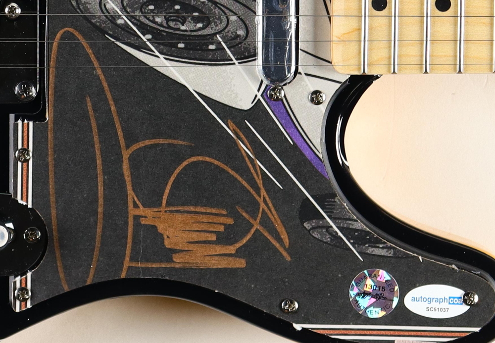 Billy Gibbons Signed Custom ZZ Top Fender Squire Telecaster Guitar ...