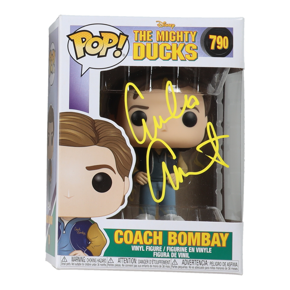 Emilio Estevez Signed "The Mighty Ducks" #790 Coach Bombay Funko Pop ...