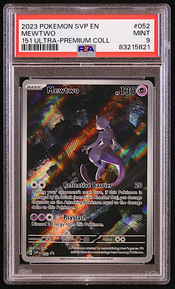 Mewtwo Pokemon 2023 Scarlet & Violet Promos #52 (PSA 9) | Pristine Auction