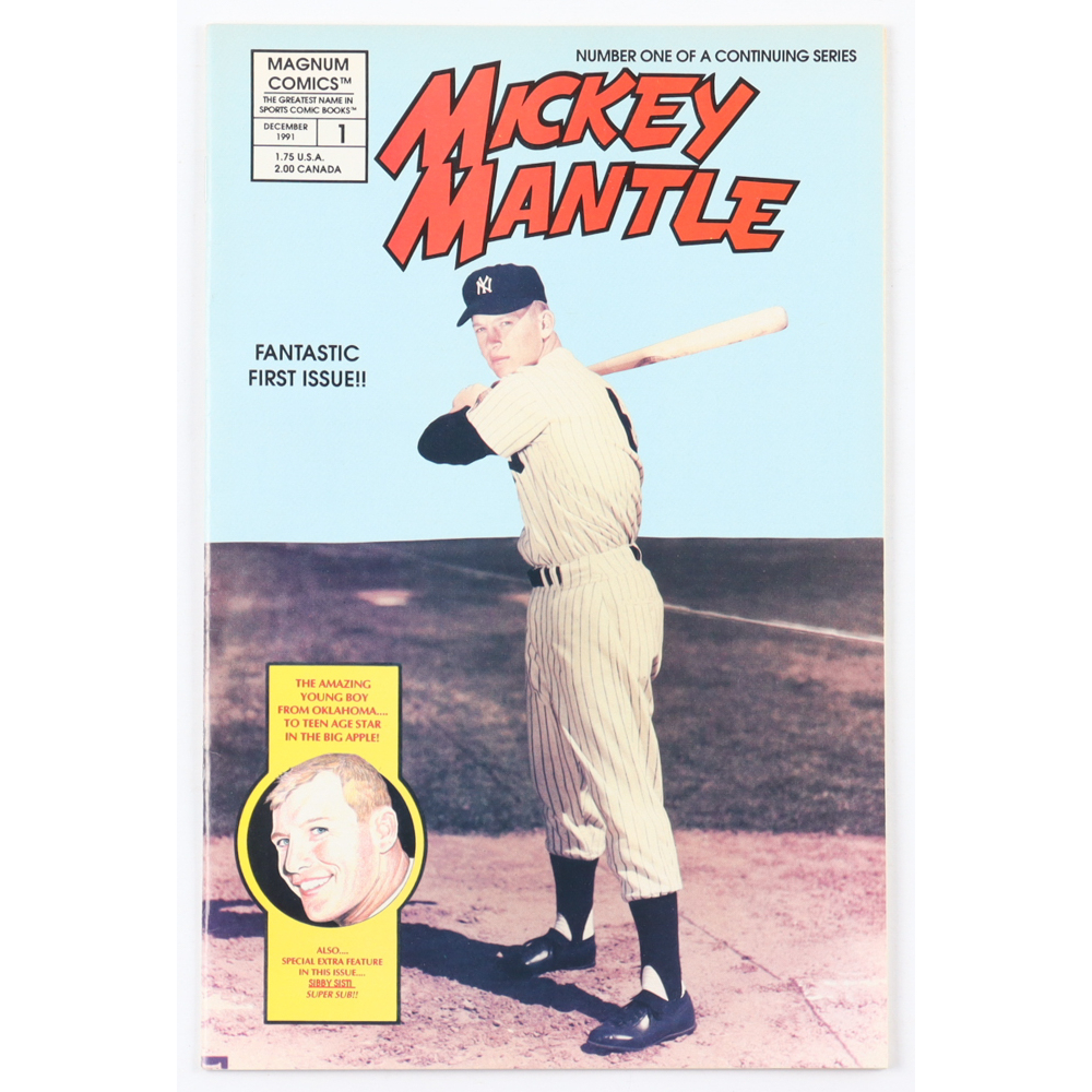 1991 "Mickey Mantle" Issue #1 Magnum Comic Book | Pristine Auction