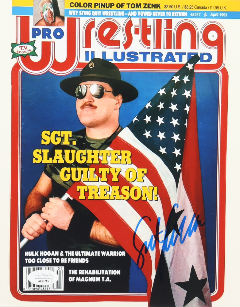Sergeant Slaughter Signed WWE 8x10 Photo (JSA) | Pristine Auction