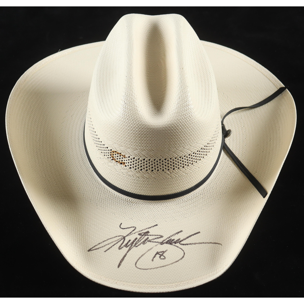 Kyle Busch Signed 2013 Texas Motor Speedway Victory Lane Cowboy Hat ...