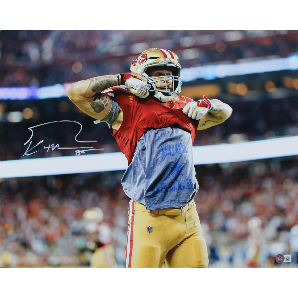 George Kittle Signed 49ers 16x20 Photo (Beckett) | Pristine Auction