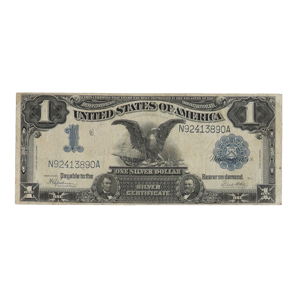 1899 United States Silver Certificate $1 One Dollar Bank Note ...