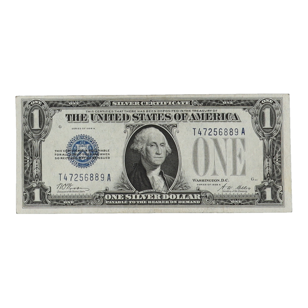 1928-A United States Silver Certificate $1 One Dollar Bank Note ...