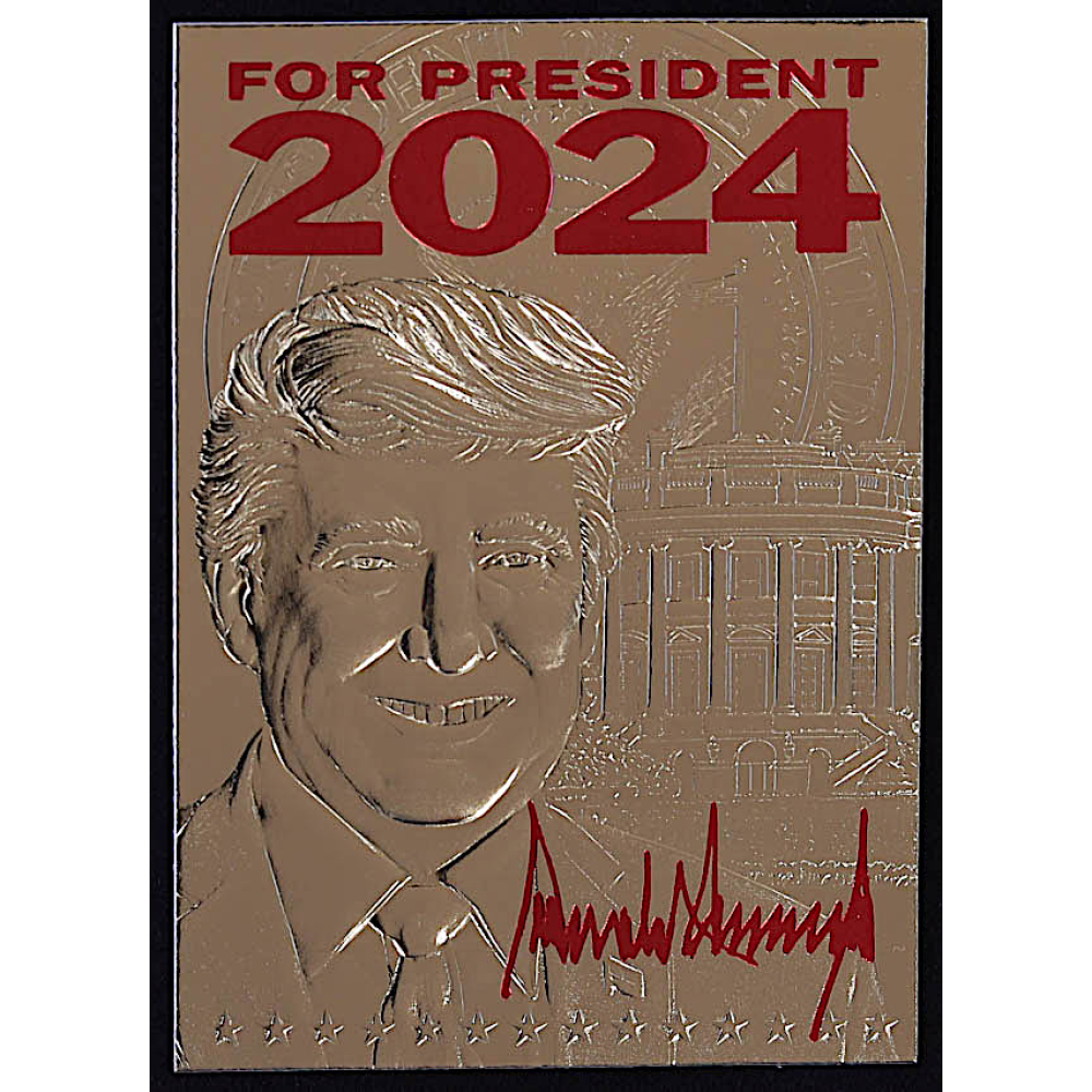Donald Trump 2021 Merrick Mint For President 2024 Red Signature Series ...