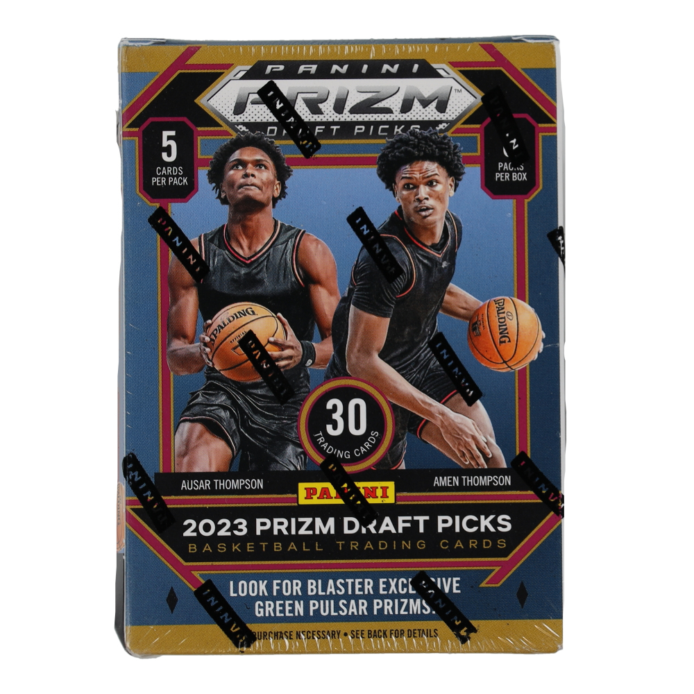 2023-24 Panini Prizm Draft Picks Basketball Blaster Box with (6) Packs | Pristine Auction