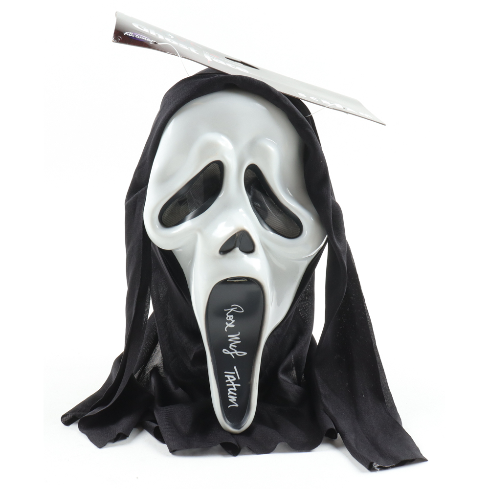Rose McGowan Signed "Scream" Ghostface Mask Inscribed "Tatum" (Beckett ...