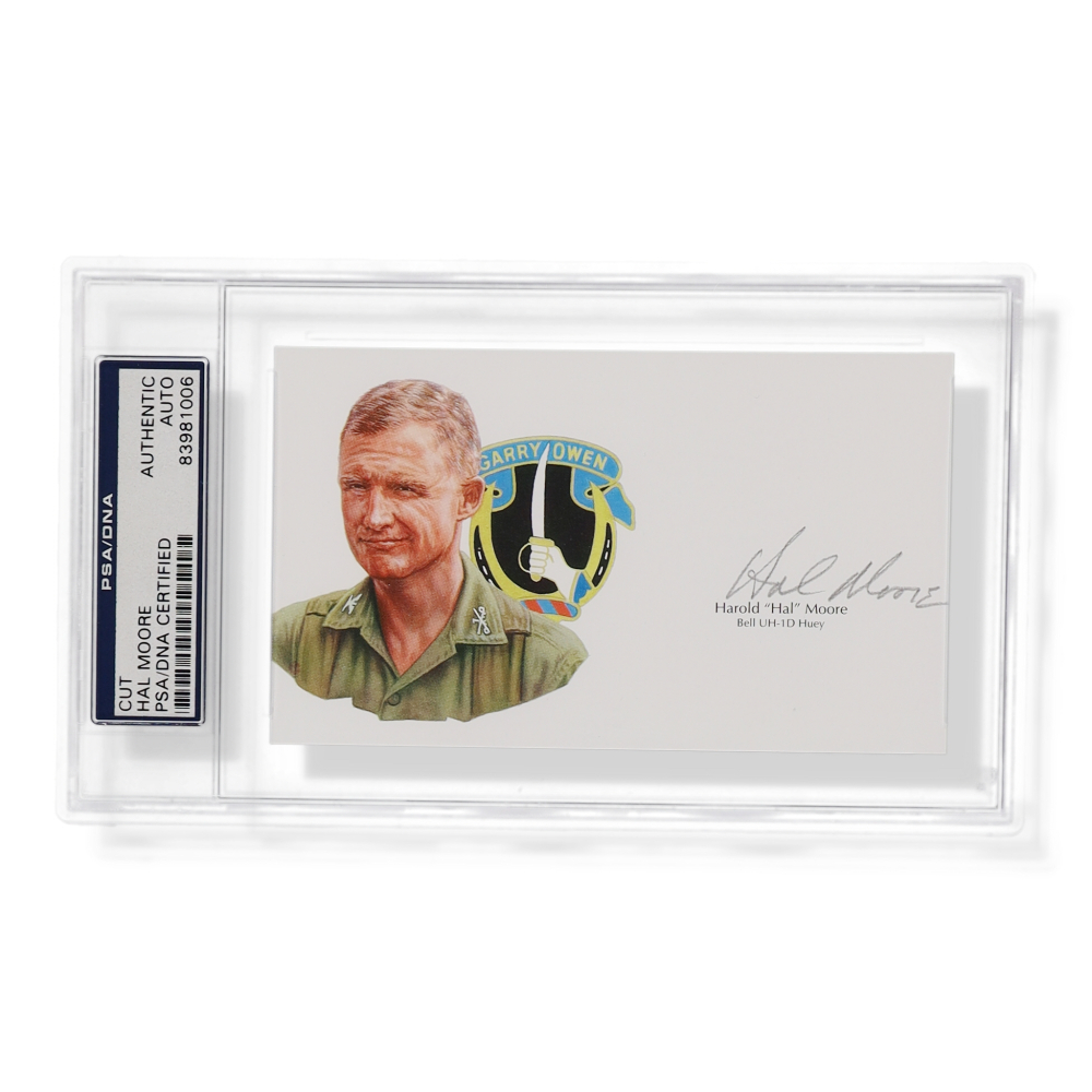 Hal Moore Signed Cut (PSA) | Pristine Auction