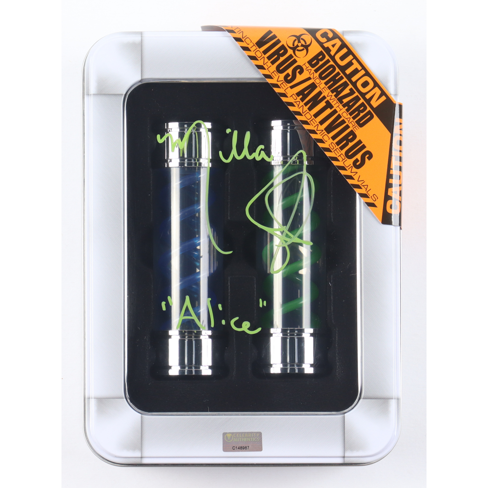 Milla Jovovich Signed "Resident Evil" T-Virus and G-Vaccine Prop ...