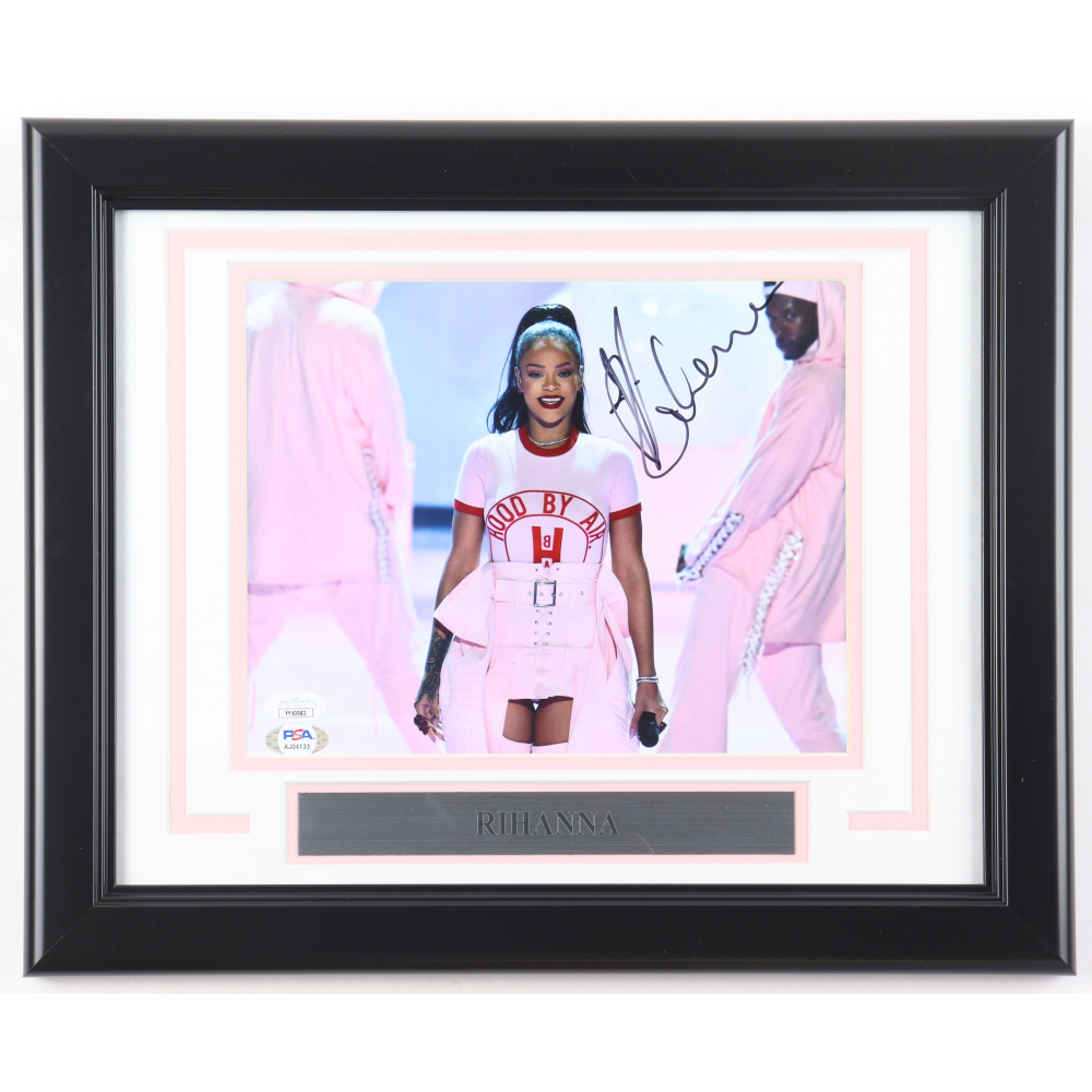 Rihanna Signed Custom Framed Photo (JSA & PSA) | Pristine Auction