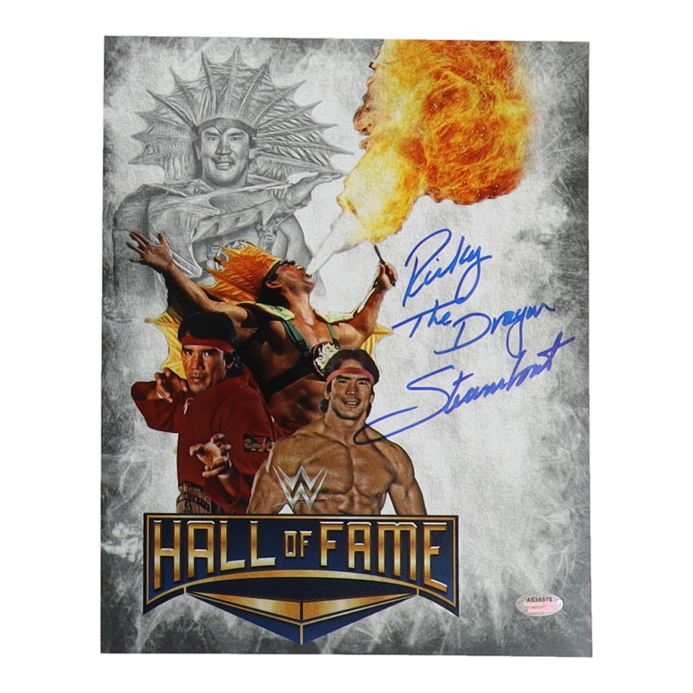 Ricky "The Dragon" Steamboat Signed WWE 8x10 Photo (Schwartz ...