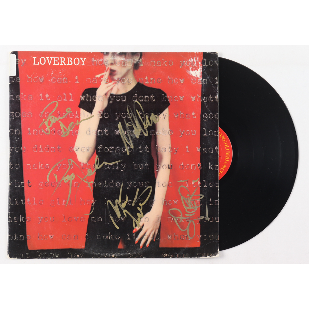 Mike Reno, Paul Dean, Matt Frenette, Doug Johnson & Scott Smith Signed ...