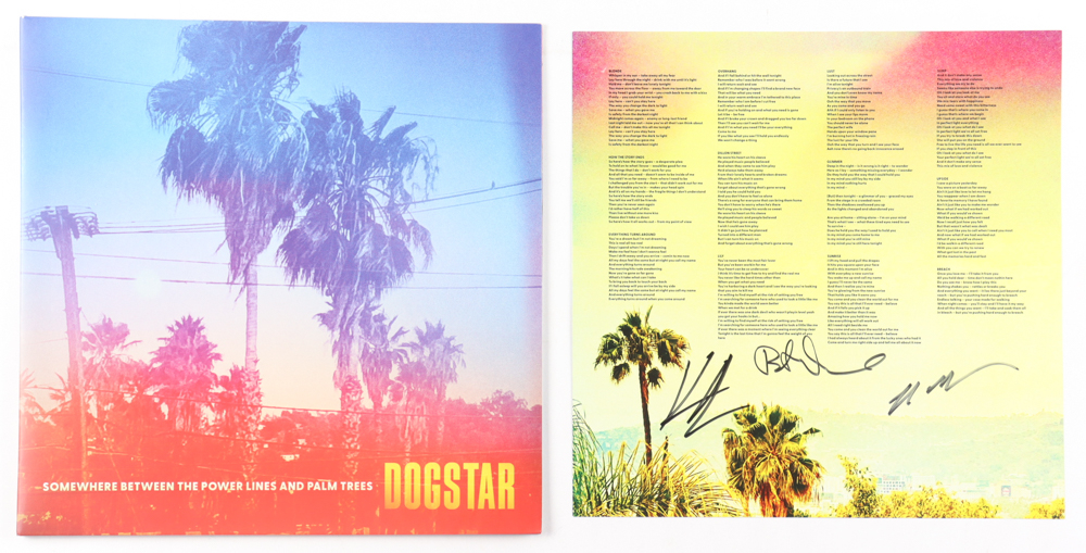 Keanu Reeves, Bret Domrose & Robert Mailhouse Signed "Dogstar" Vinyl ...