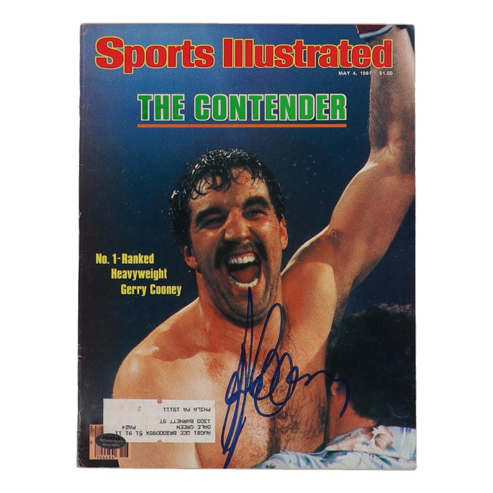 Gerry Cooney Signed 1981 Sports Illustrated Magazine (Schwartz ...