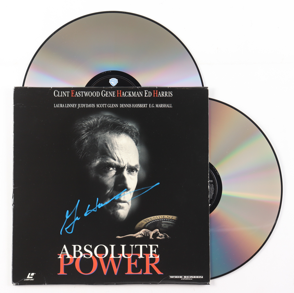 Gene Hackman Signed "Absolute Power" Laser Disk Album (JSA) | Pristine ...