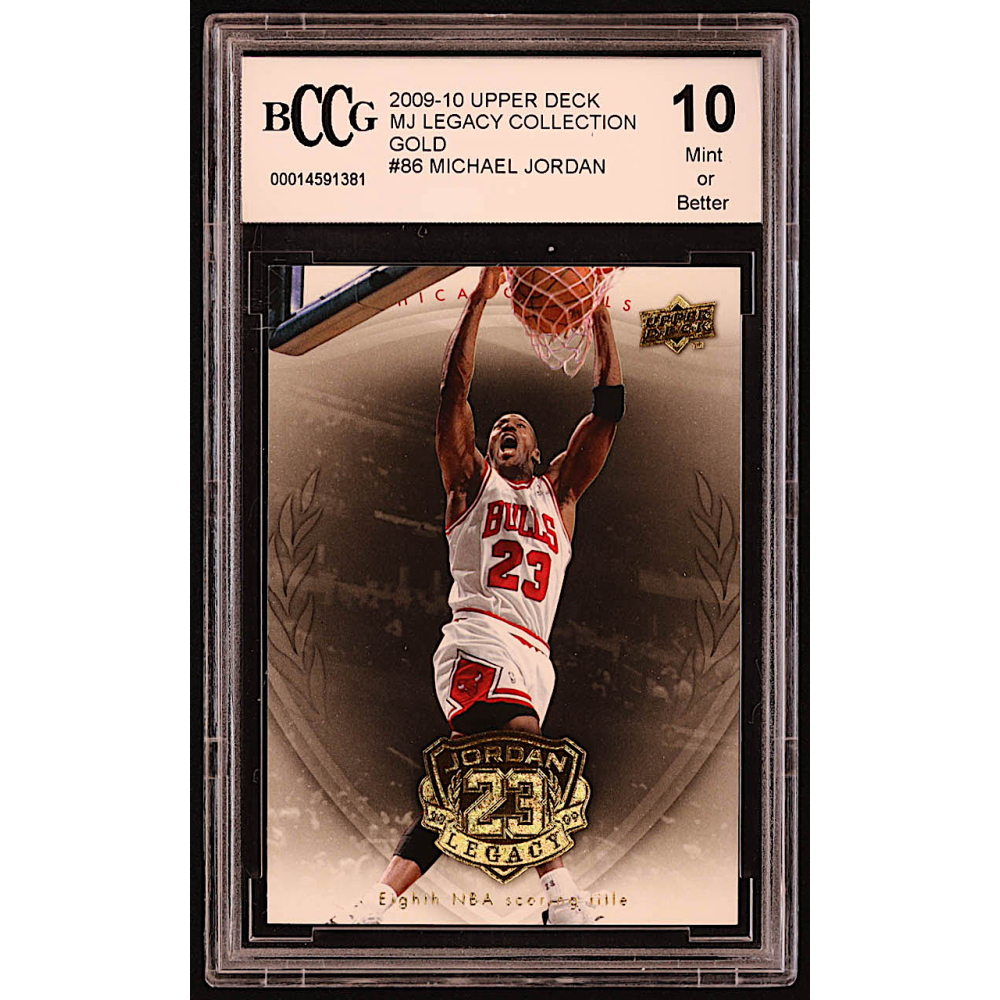 Michael Jordan 2009-10 Upper Deck Michael Jordan Legacy Collection Gold ...
