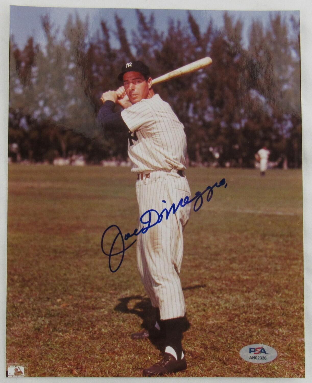 Joe DiMaggio Signed Yankees 8x10 Photo (PSA) | Pristine Auction