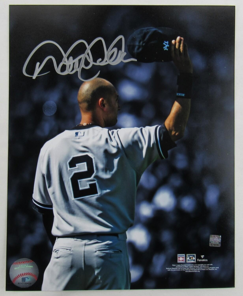 Derek Jeter Signed Yankees 8x10 Photo (Turn 2 Foundation) | Pristine Auction