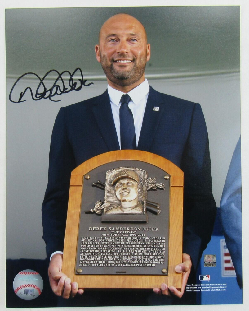 Derek Jeter Signed Yankees 8x10 Photo (Turn 2 Foundation) | Pristine Auction