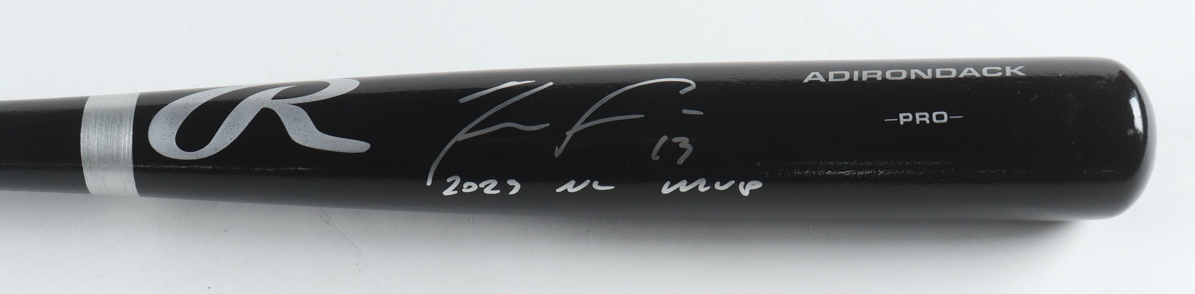 Ronald Acuna Jr. Signed Rawlings Baseball Bat Inscribed "2023 NL MVP ...