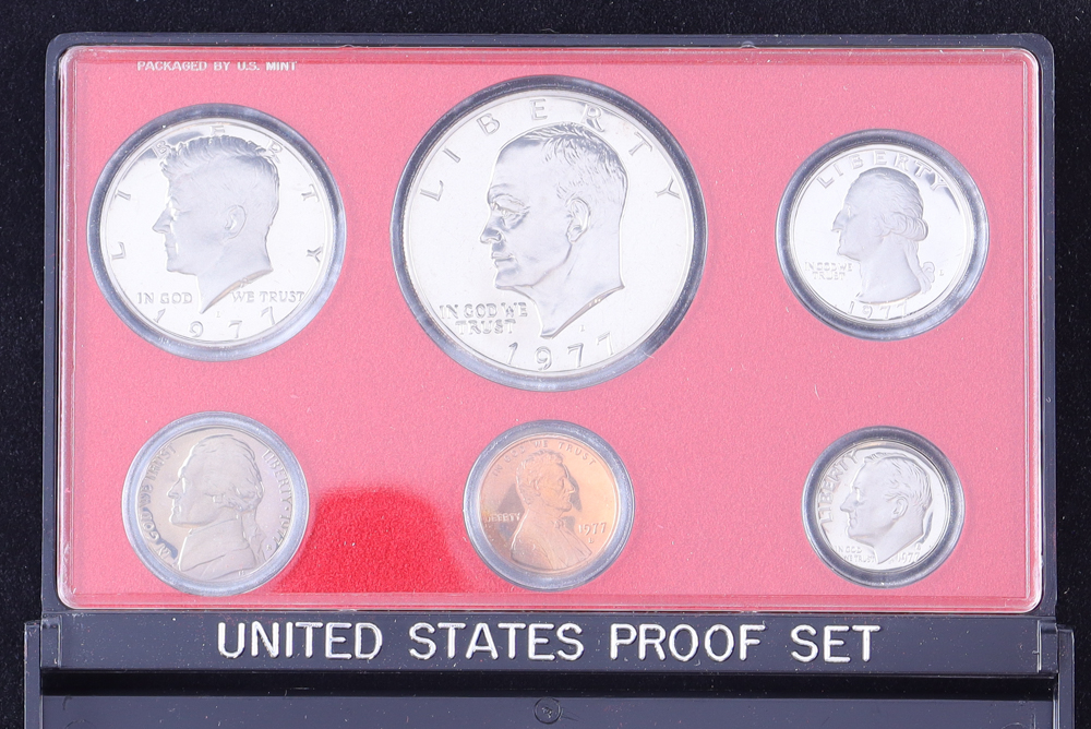 1977-S United States Mint Proof Set with (6) Coins | Pristine Auction